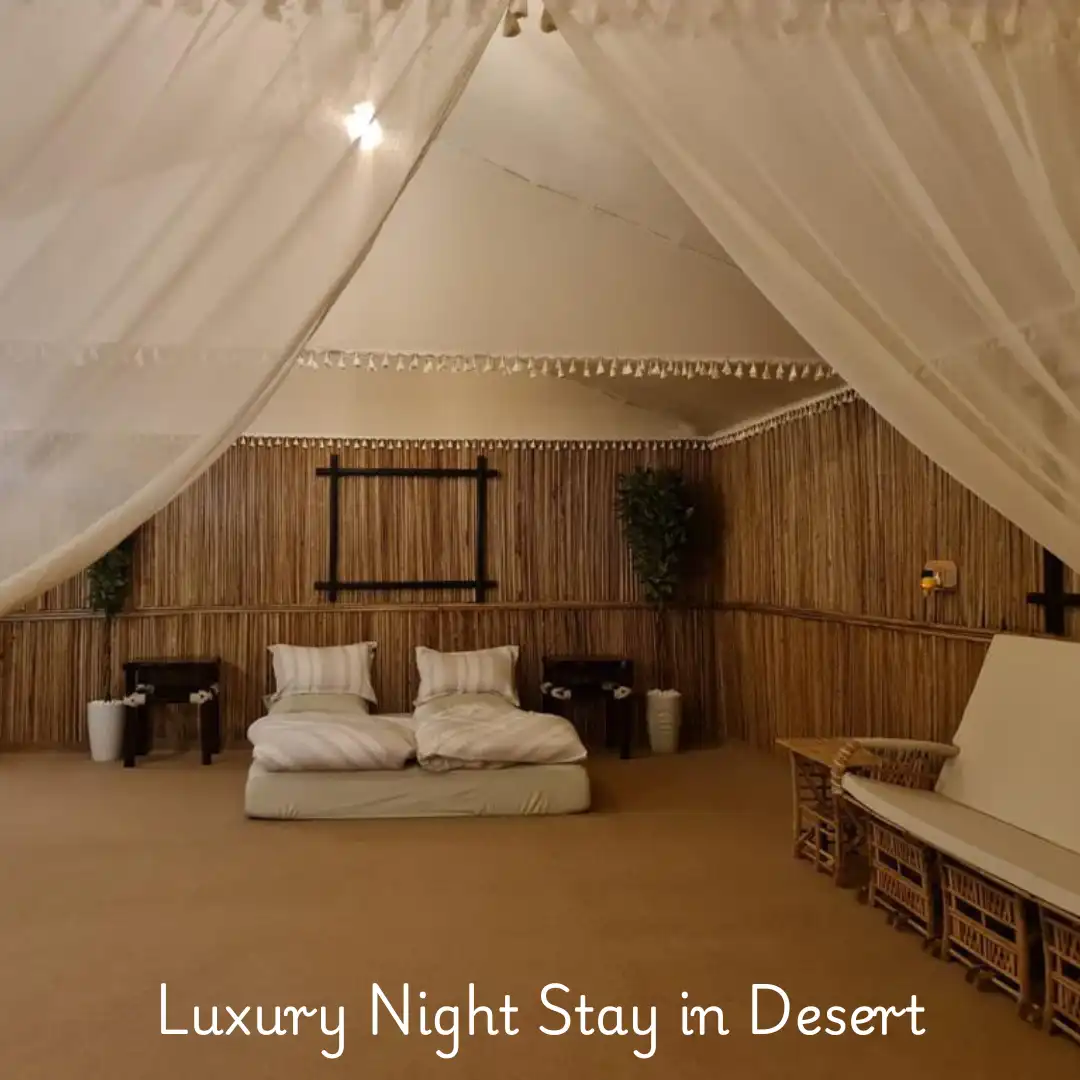 Luxury Night Stay in Desert - Exclusive Overnight Experience